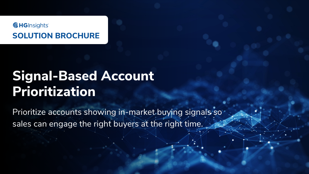 Signal-Based Account Prioritization - HG Insights